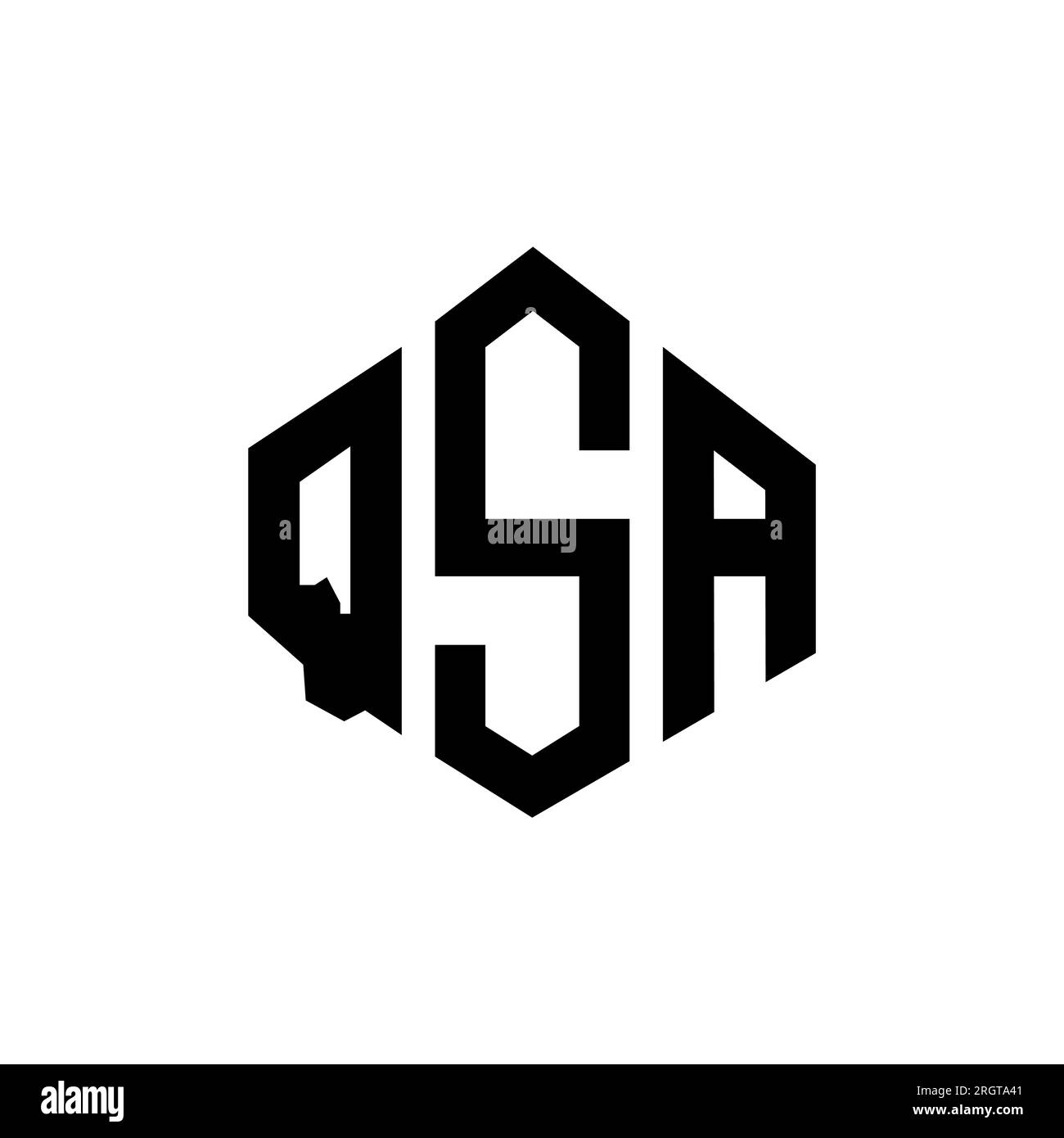 Qsa hexagon Stock Vector Images - Alamy