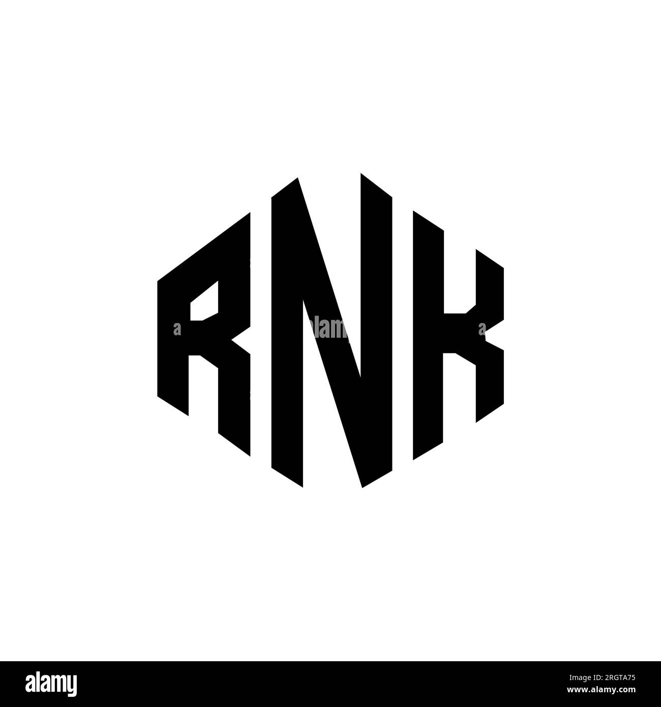 Rnk logo design hi-res stock photography and images - Alamy
