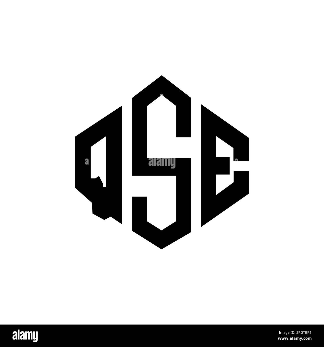 Qse hexagon Stock Vector Images - Alamy
