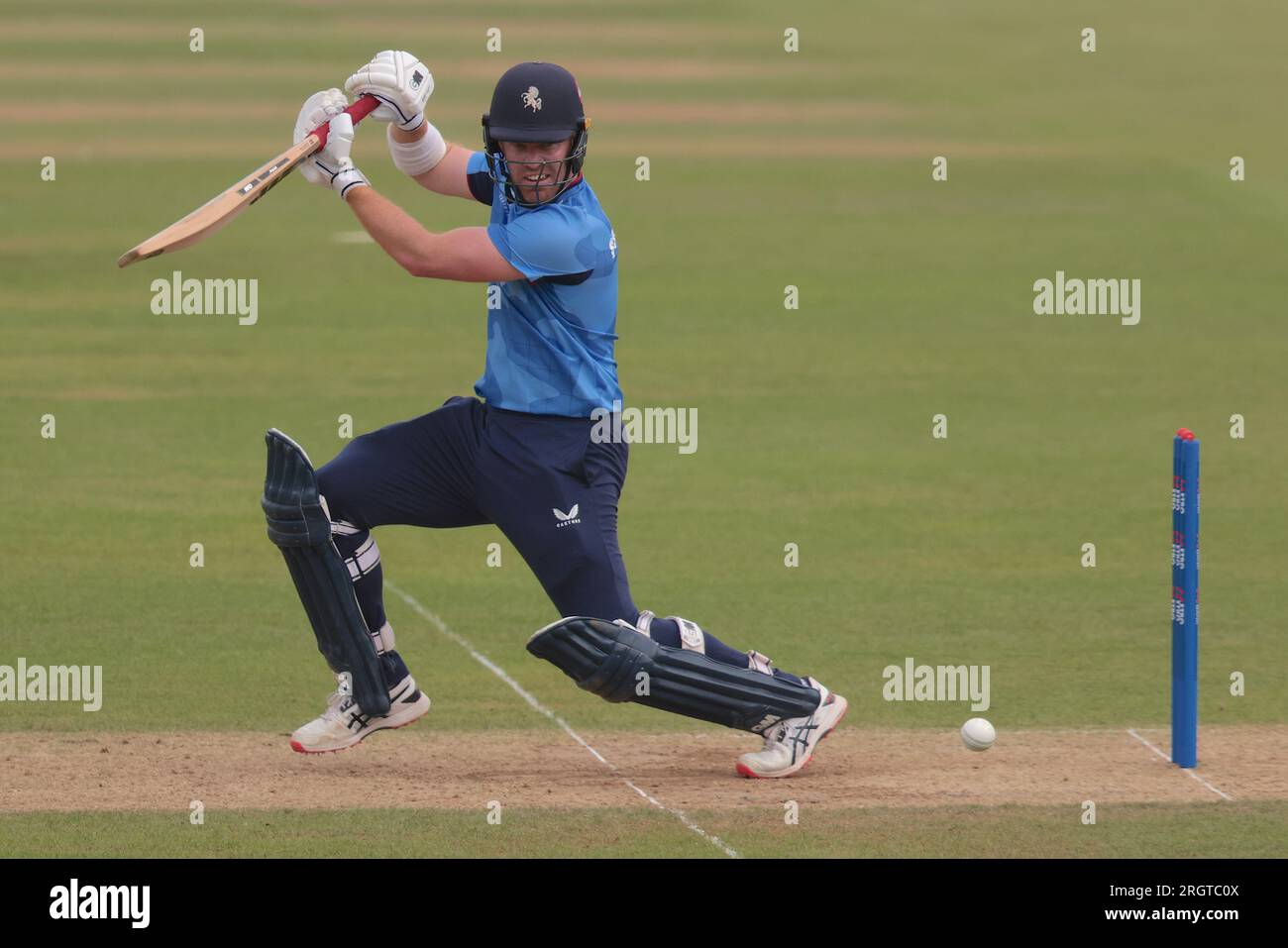 London, UK. 11th Aug, 2023. Kent's Ben Compton batting as Surrey take ...