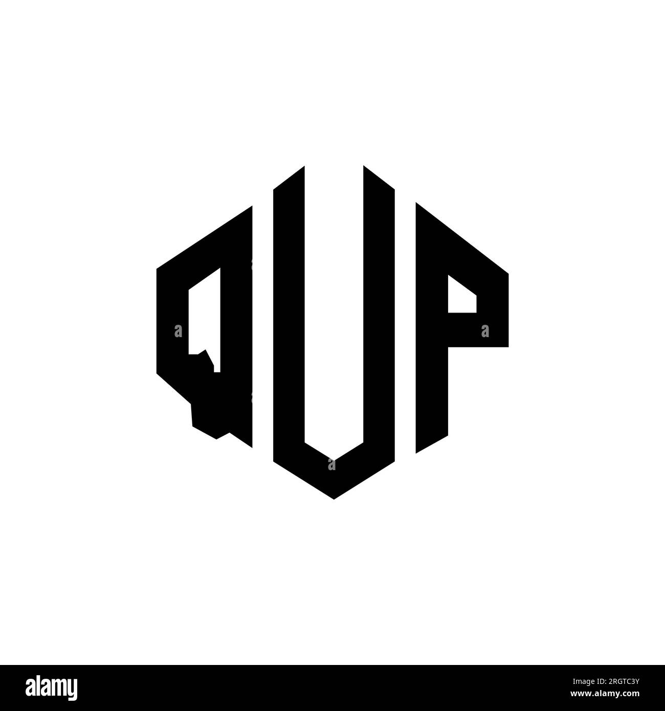 Qup logo design hi-res stock photography and images - Alamy