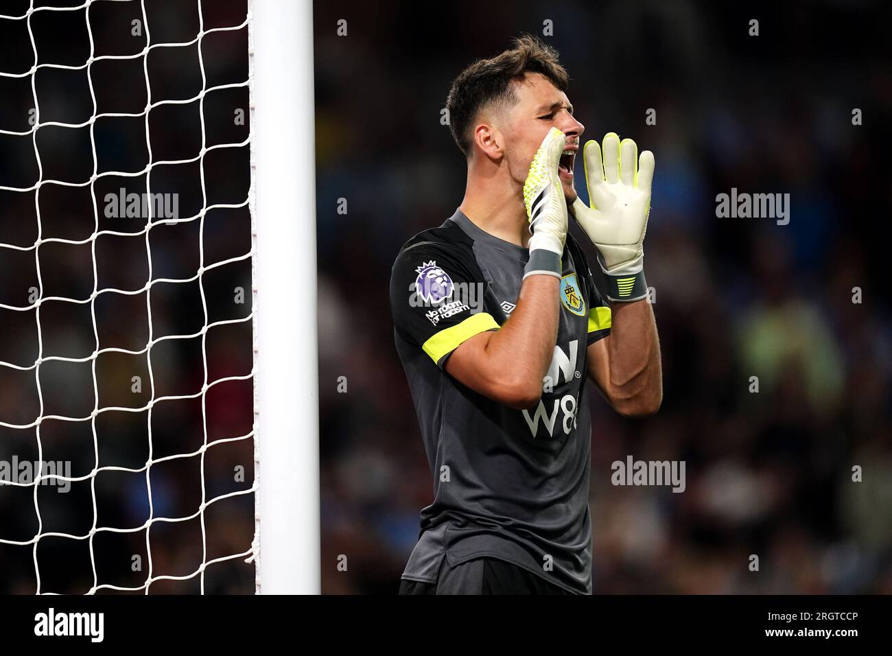 Burnley goalkeeper James Trafford during the Premier League match at ...