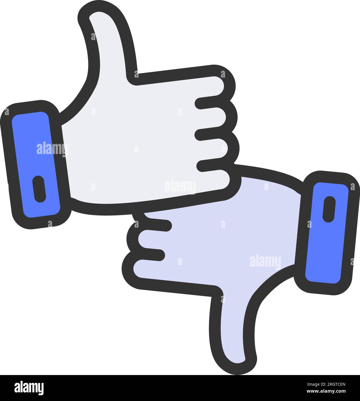 Like dislike Icon Image Stock Vector Image & Art - Alamy