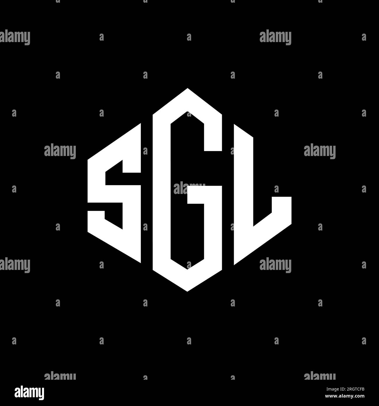 Sgl hexagon logo Stock Vector Images - Alamy