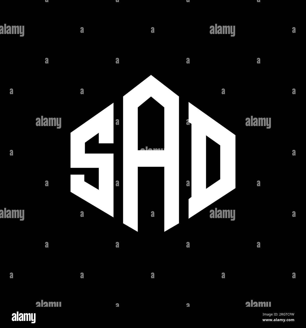 Sad monogram Stock Vector Images - Alamy