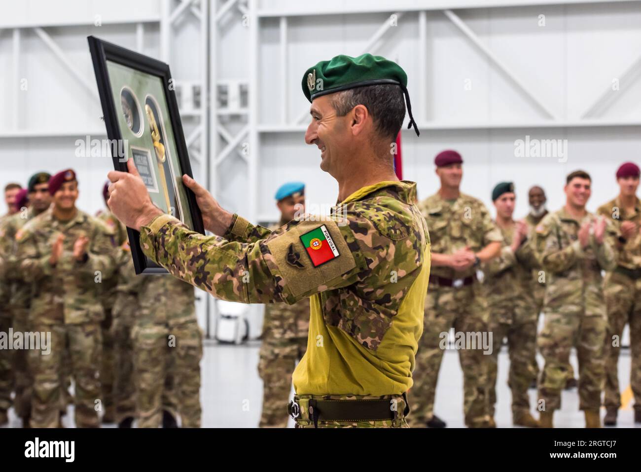Award ceremony for Leapfest, international static line parachute ...