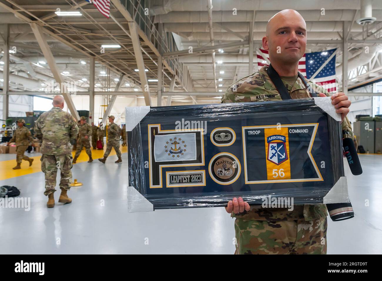 Award ceremony for Leapfest, international static line parachute training competition hosted by ...