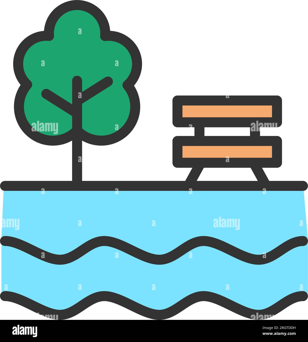 Lake Icon Image Stock Vector Image & Art - Alamy