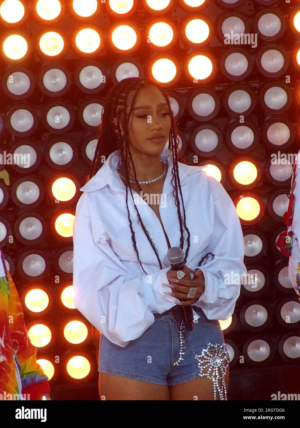 New York, New York, USA. 11th Aug, 2023. NEW YORK, FAT JOE WITH REMY MA ...