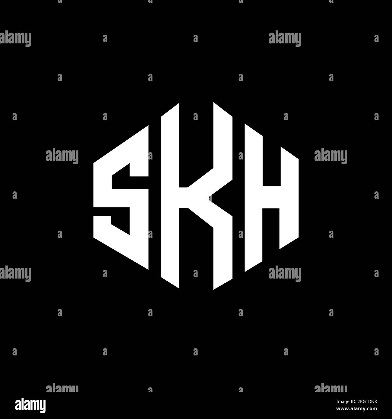 Skh logo design Black and White Stock Photos & Images - Alamy