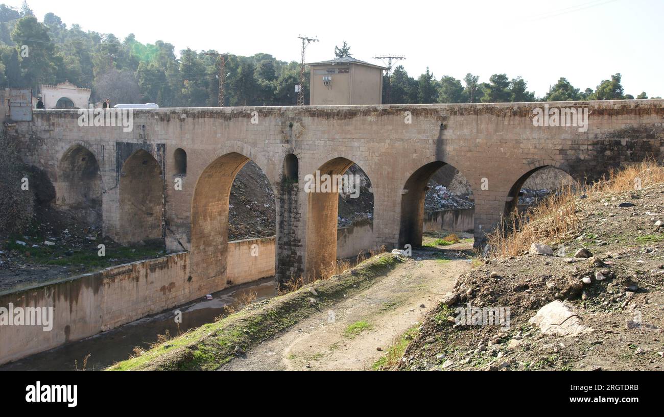 Millet Bridge, located in Sanliurfa, Turkey, was built in 1903 Stock ...