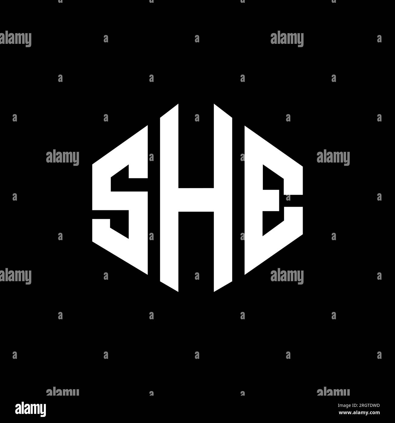 She hexagon hi-res stock photography and images - Alamy