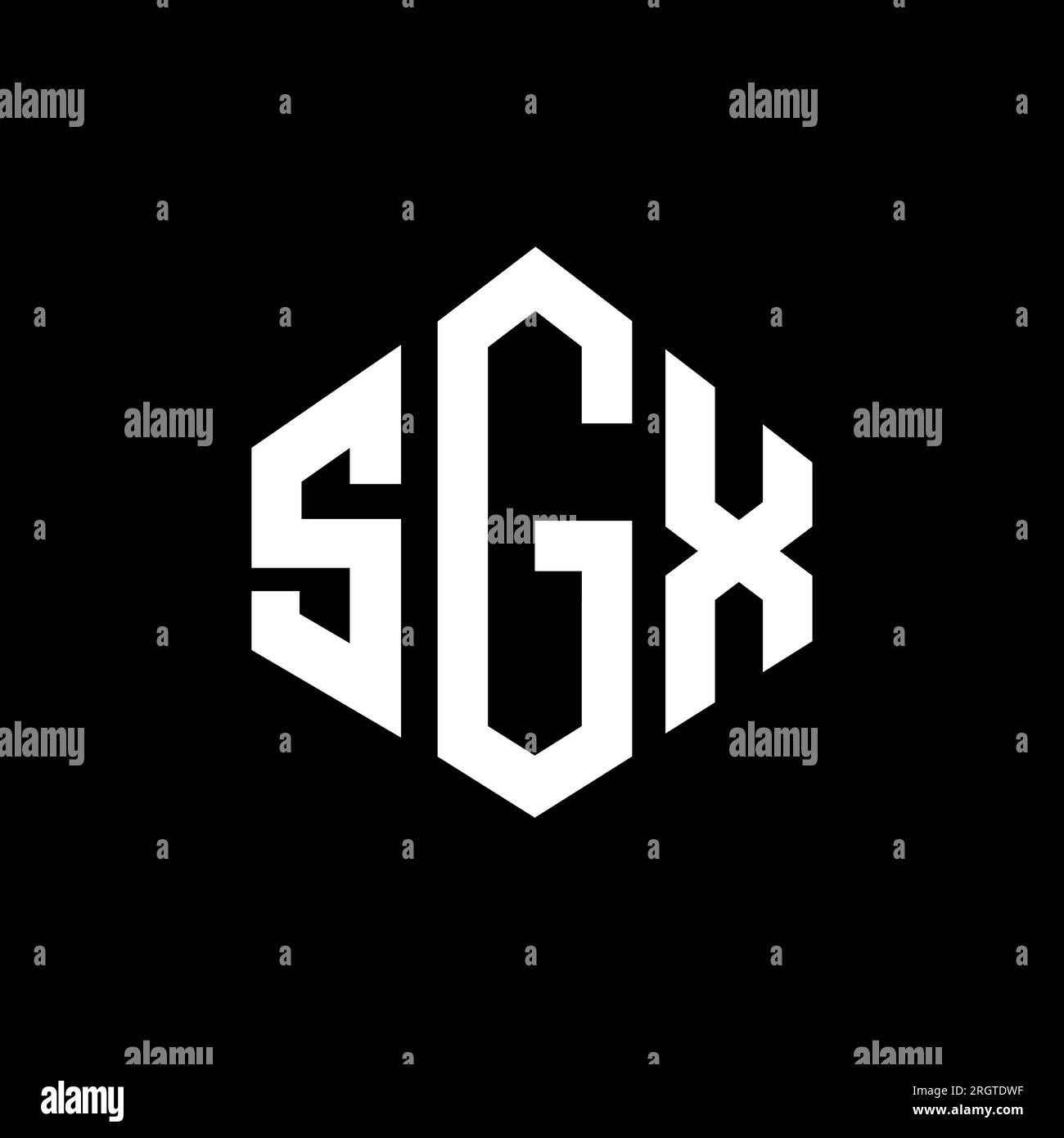 Sgx letter logo hi-res stock photography and images - Alamy