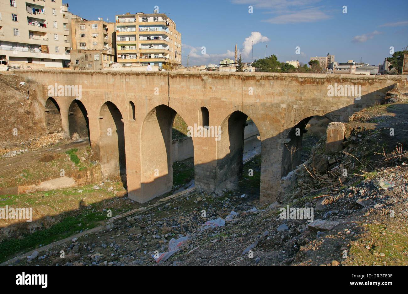 Millet Bridge, located in Sanliurfa, Turkey, was built in 1903 Stock ...