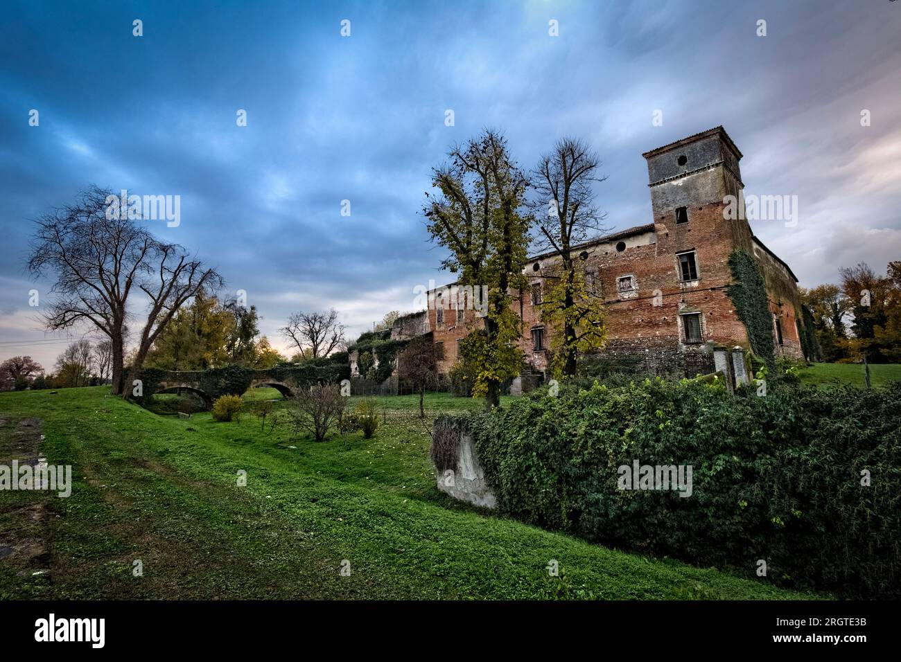 The fortress of Nogarole Rocca is a historic building that dates back ...