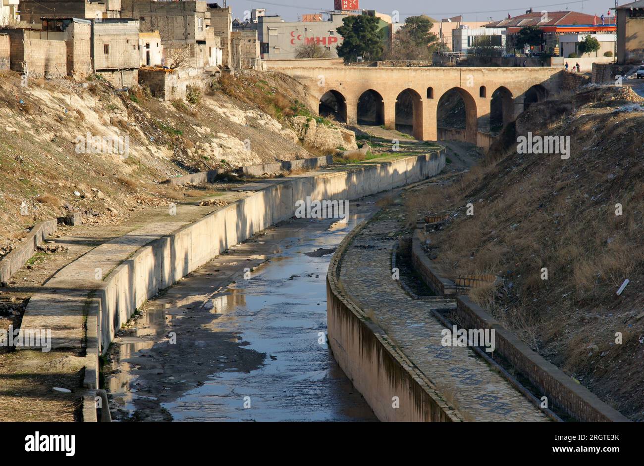 Millet Bridge, located in Sanliurfa, Turkey, was built in 1903 Stock ...