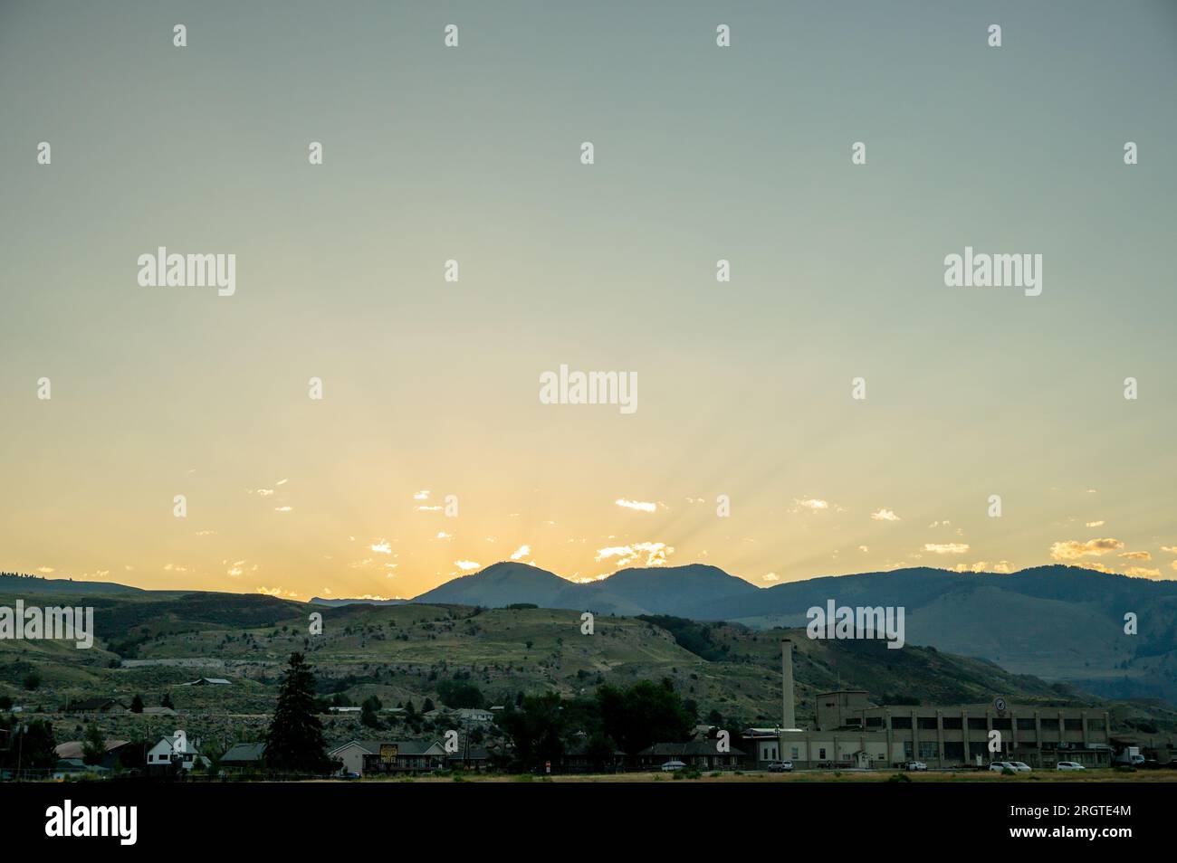 Yellowstone sun shine hi-res stock photography and images - Alamy