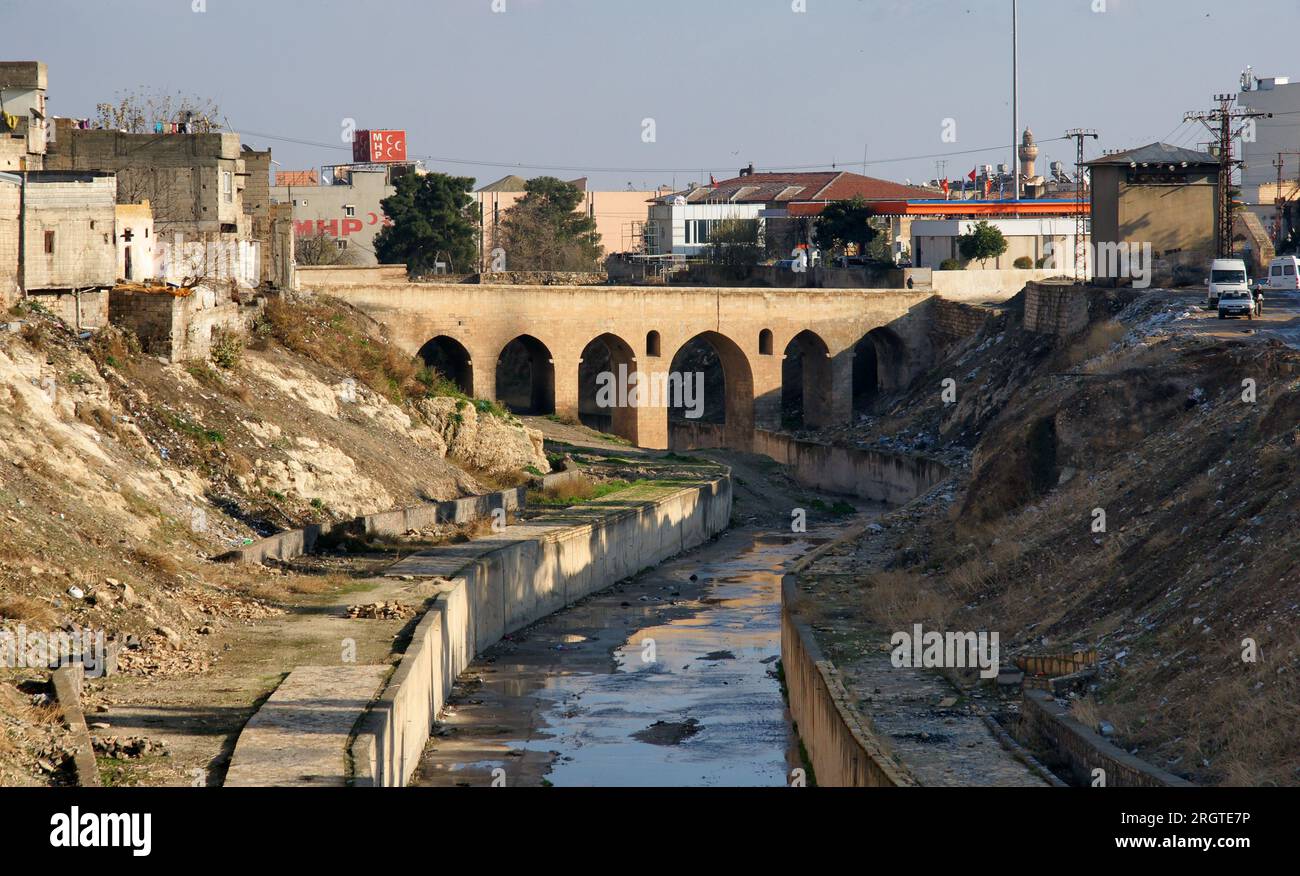 Millet Bridge, located in Sanliurfa, Turkey, was built in 1903 Stock ...