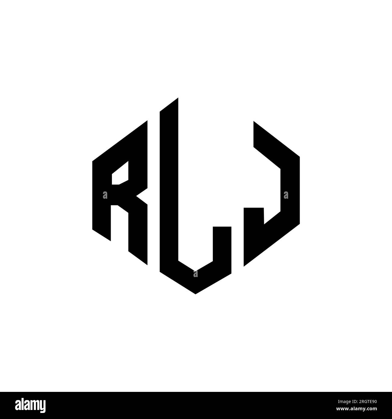 Rlj hexagon Stock Vector Images - Alamy