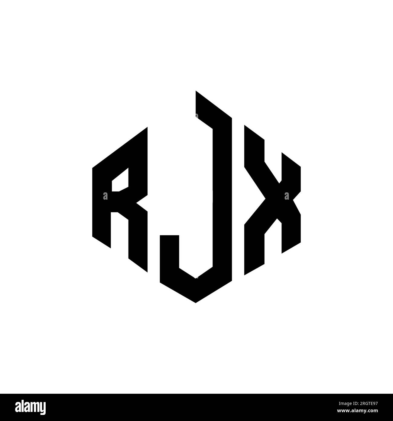 Rjx logo design hi-res stock photography and images - Alamy