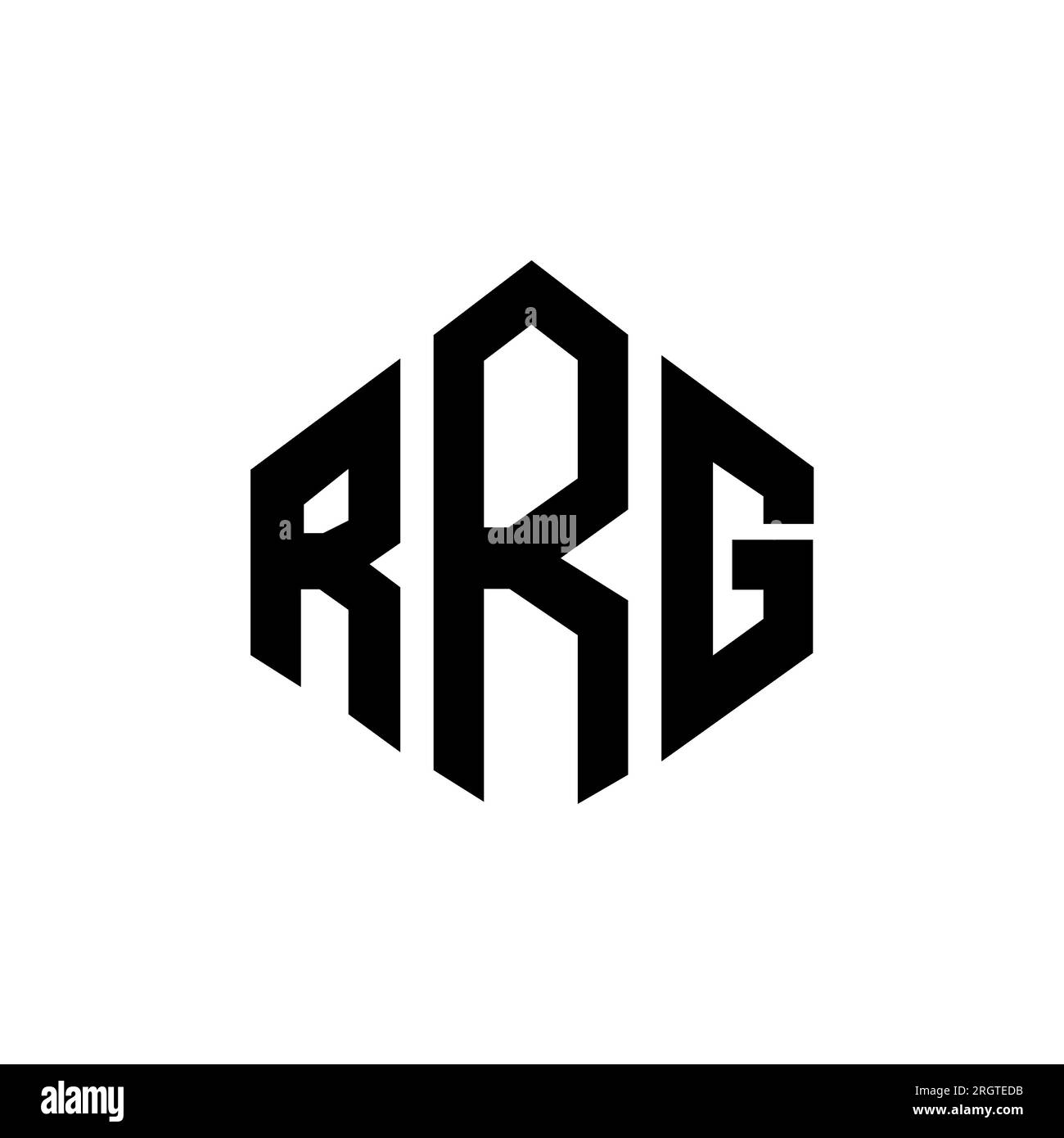 Rrg logo design Black and White Stock Photos & Images - Alamy