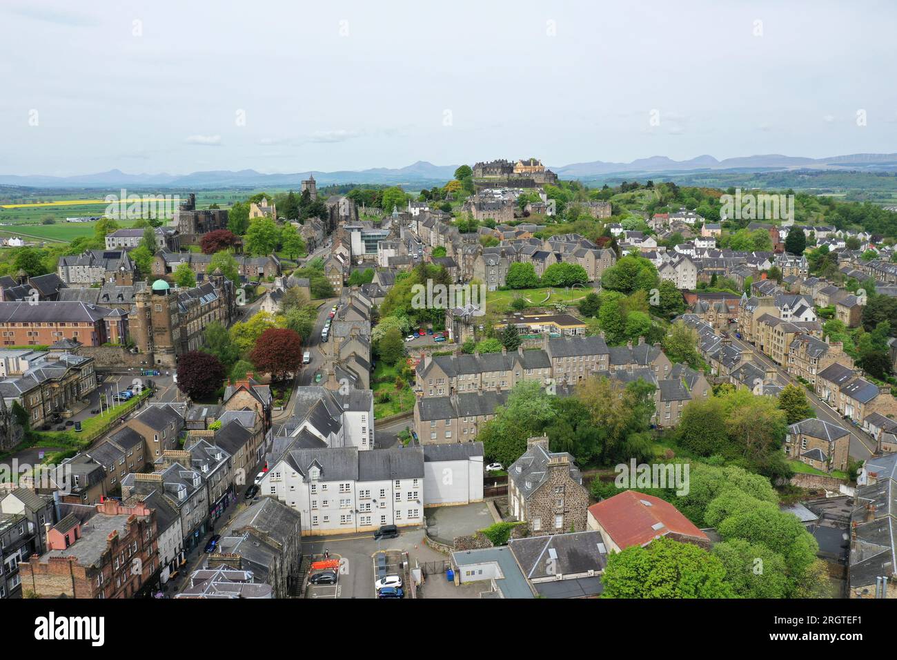 Stirling castle aerial hi-res stock photography and images - Alamy