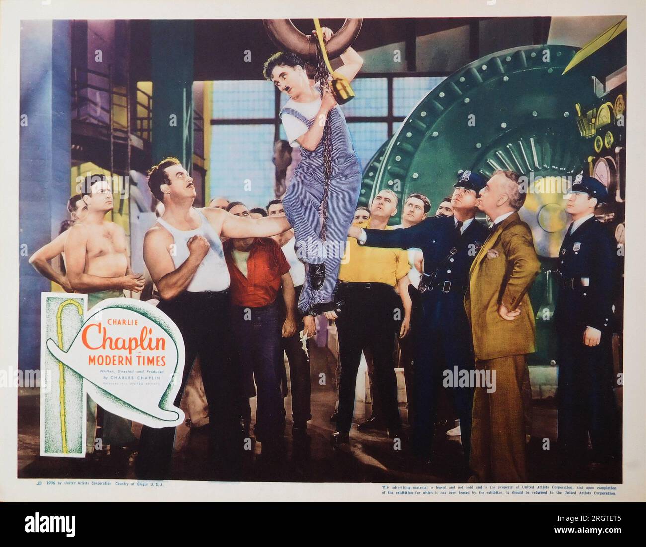 Charlie chaplin modern times poster hi-res stock photography and images ...