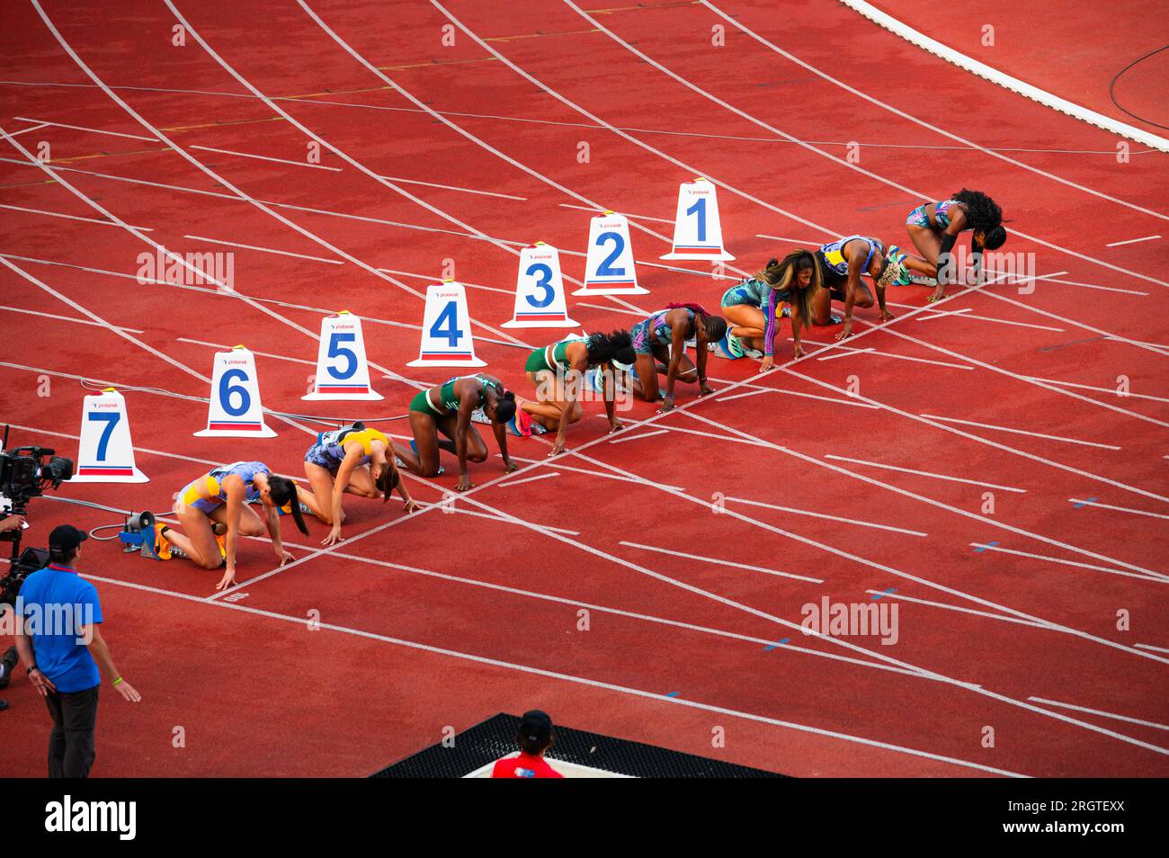 Olympic Running Race Start