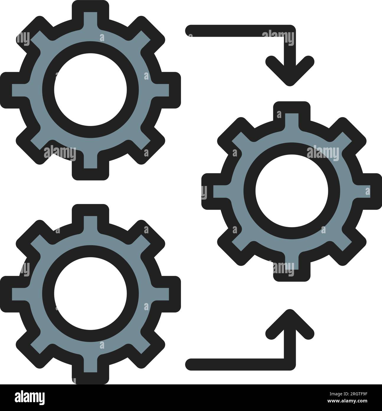 Lean manufacturing icon Cut Out Stock Images & Pictures - Alamy