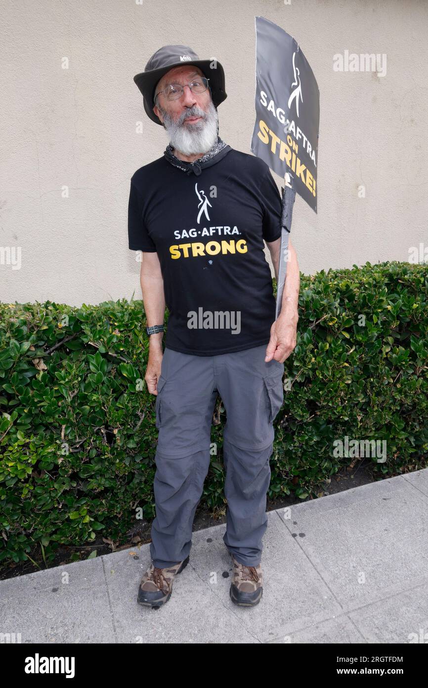 Los Angeles, Ca. 11th Aug, 2023. Frank Collison seen on the picket line ...