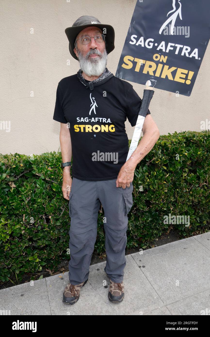 Los Angeles, Ca. 11th Aug, 2023. Frank Collison seen on the picket line ...