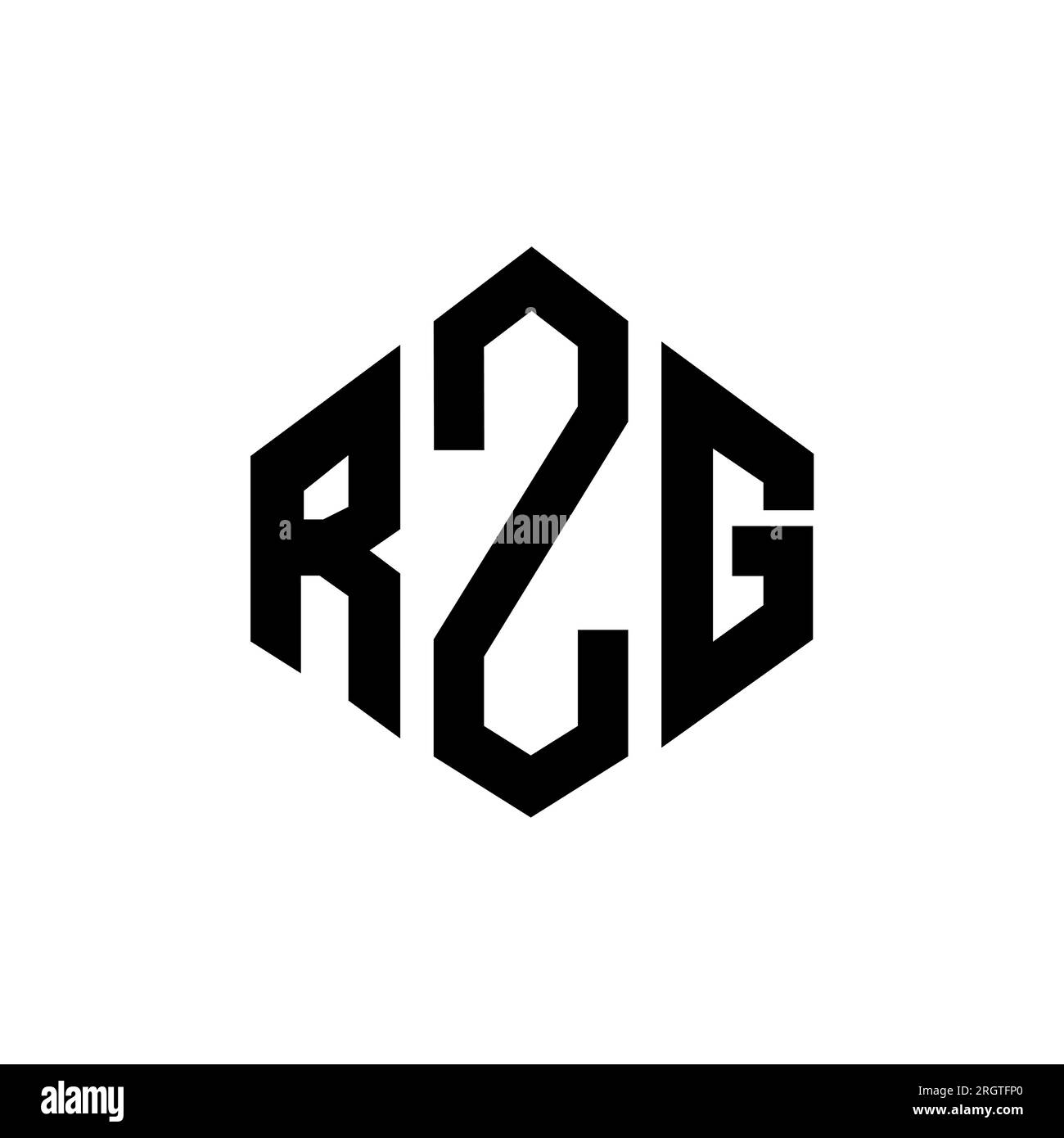 Rzg logo design hi-res stock photography and images - Alamy