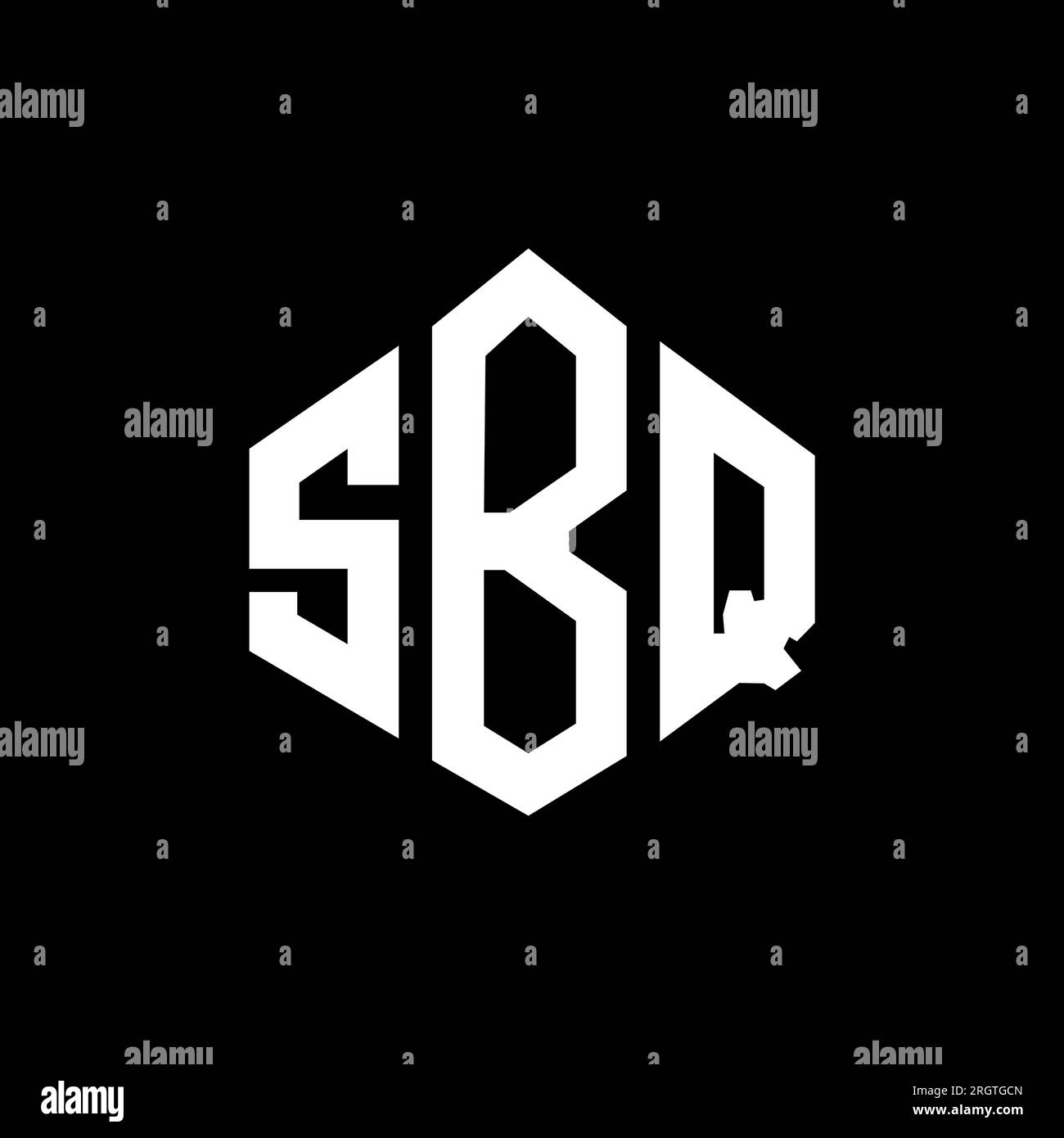 Sbq hexagon logo hi-res stock photography and images - Alamy