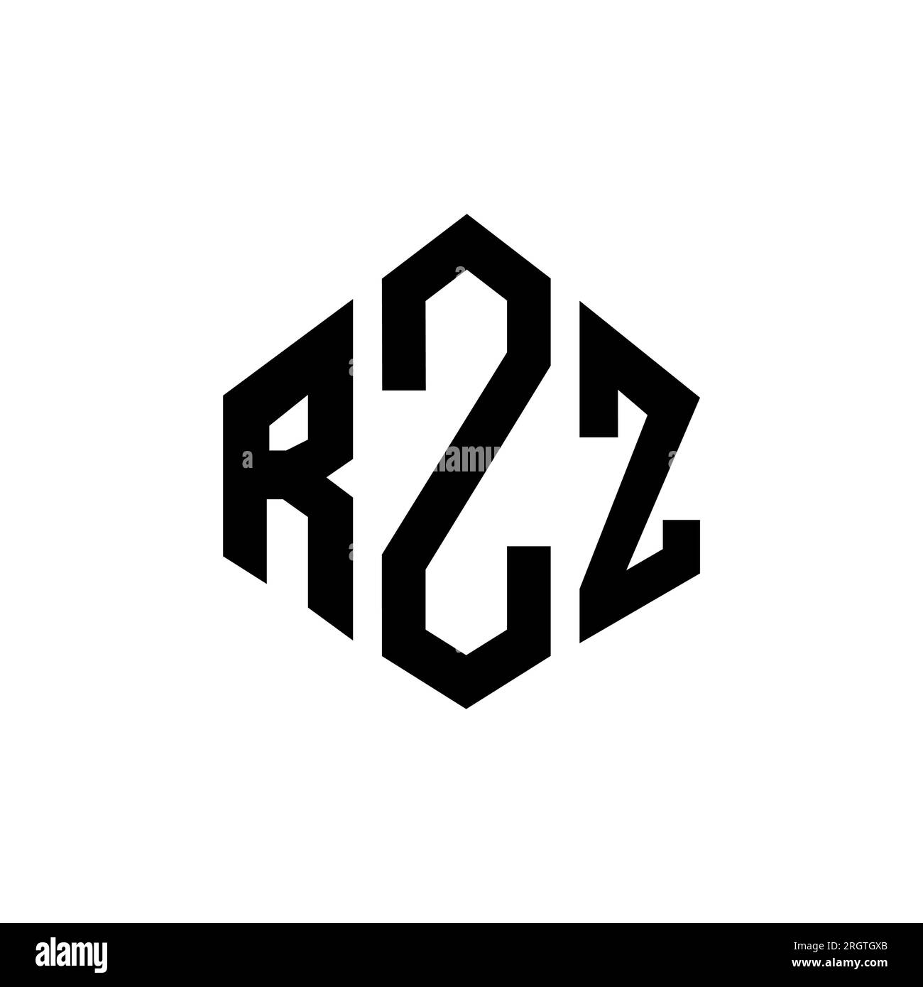 Rzz logo design hi-res stock photography and images - Alamy