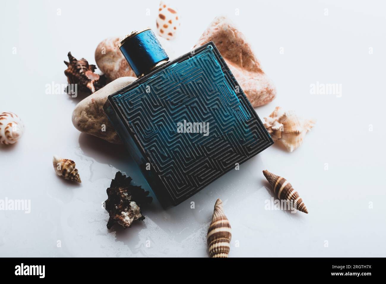 Glass pebbles top view hi-res stock photography and images - Alamy