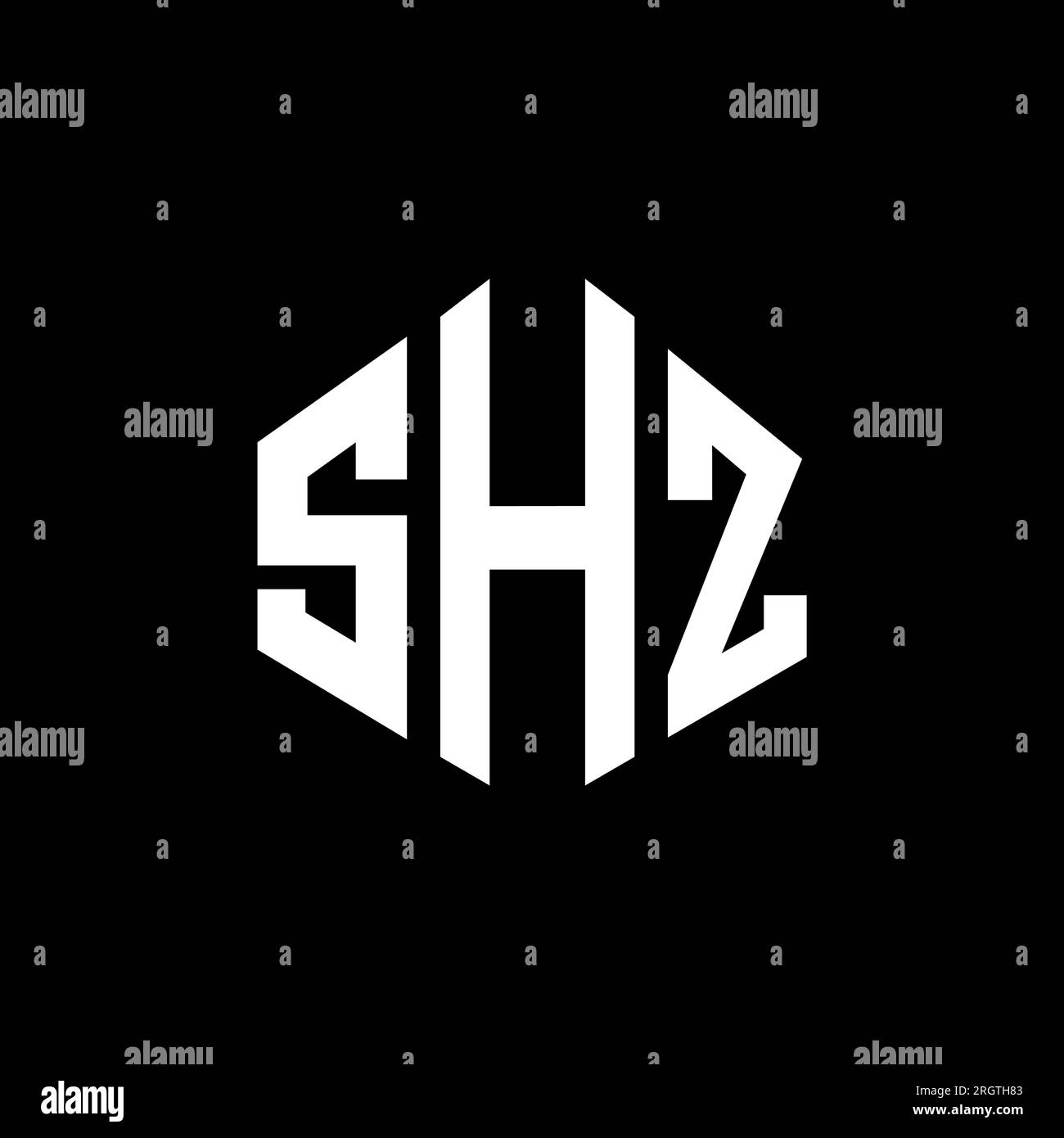 Letter shz logo hi-res stock photography and images - Alamy