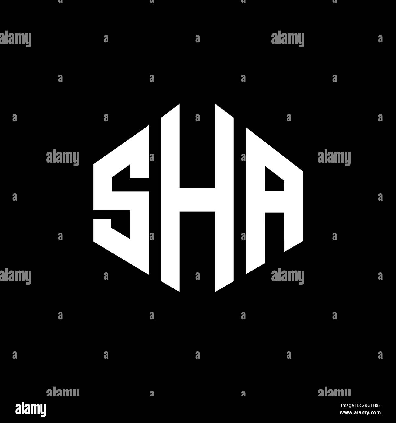 SHA letter logo design with polygon shape. SHA polygon and cube shape ... SHA letter logo design with polygon shape. SHA polygon and cube shape ...