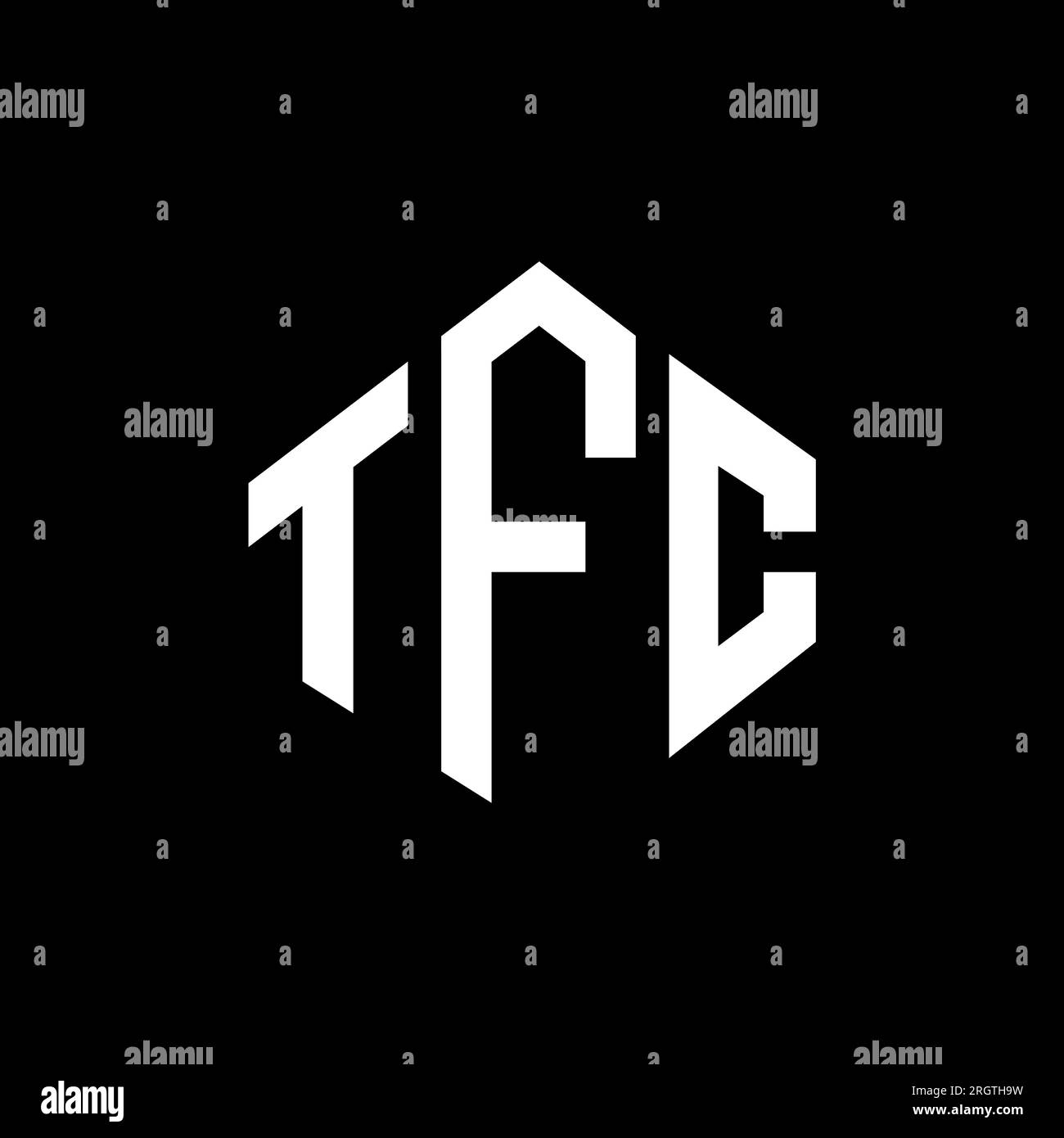 Tfc Letter Logo Design With Polygon Shape Tfc Polygon And Cube Shape Logo Design Tfc Hexagon