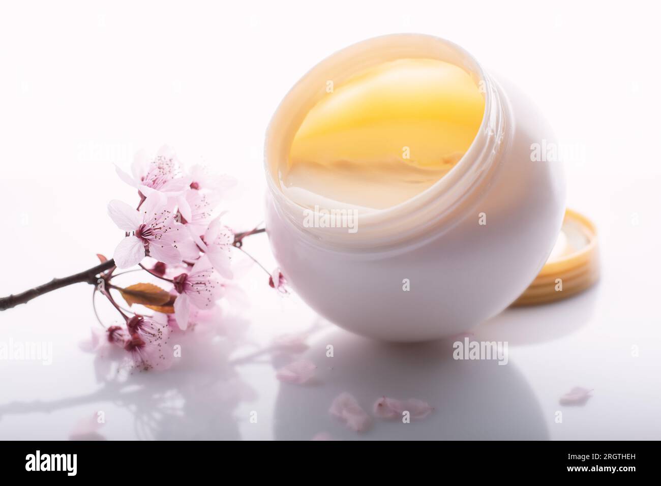 Top view facial cream hi-res stock photography and images - Alamy