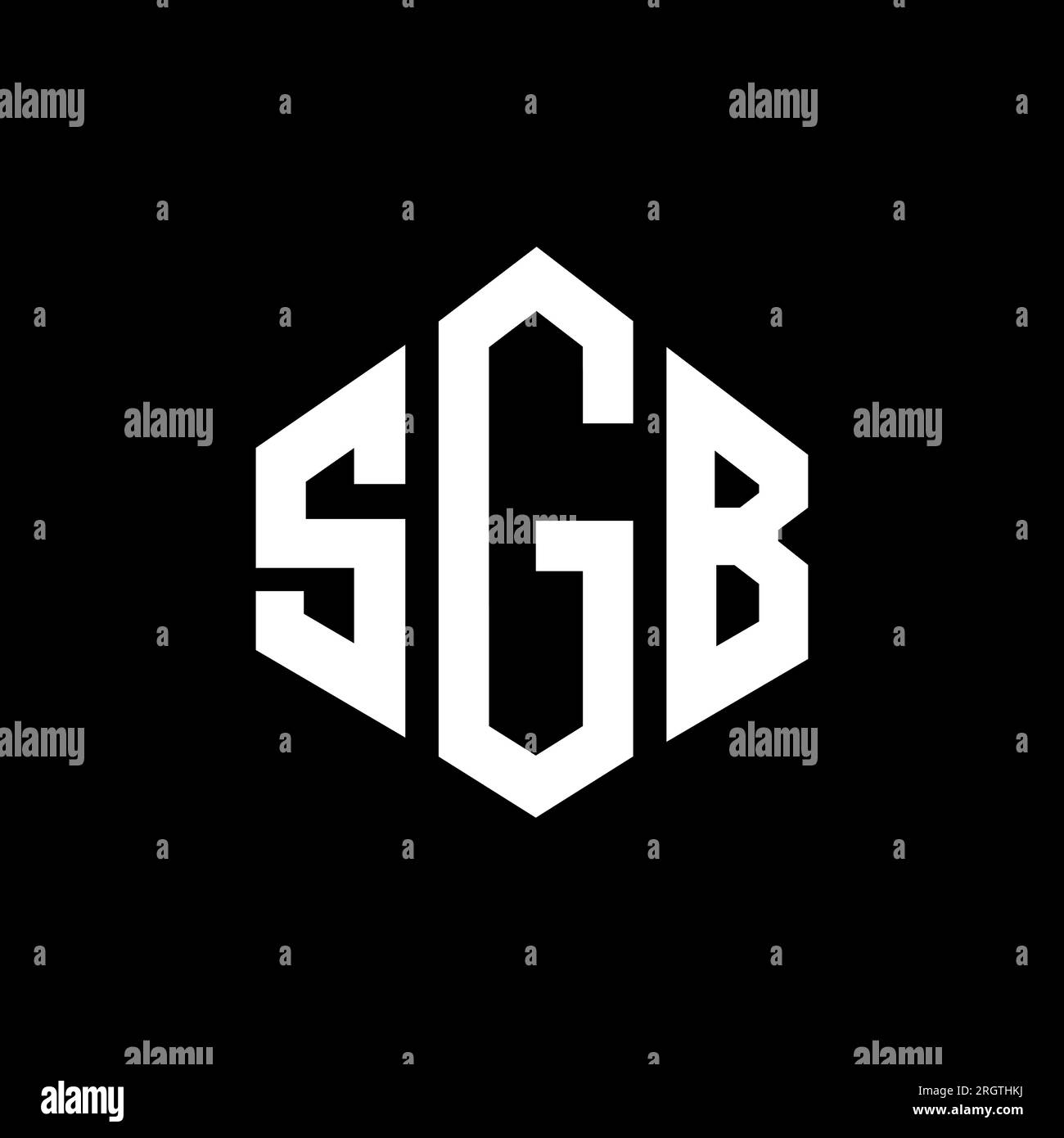 Sgb hexagon logo hi-res stock photography and images - Alamy
