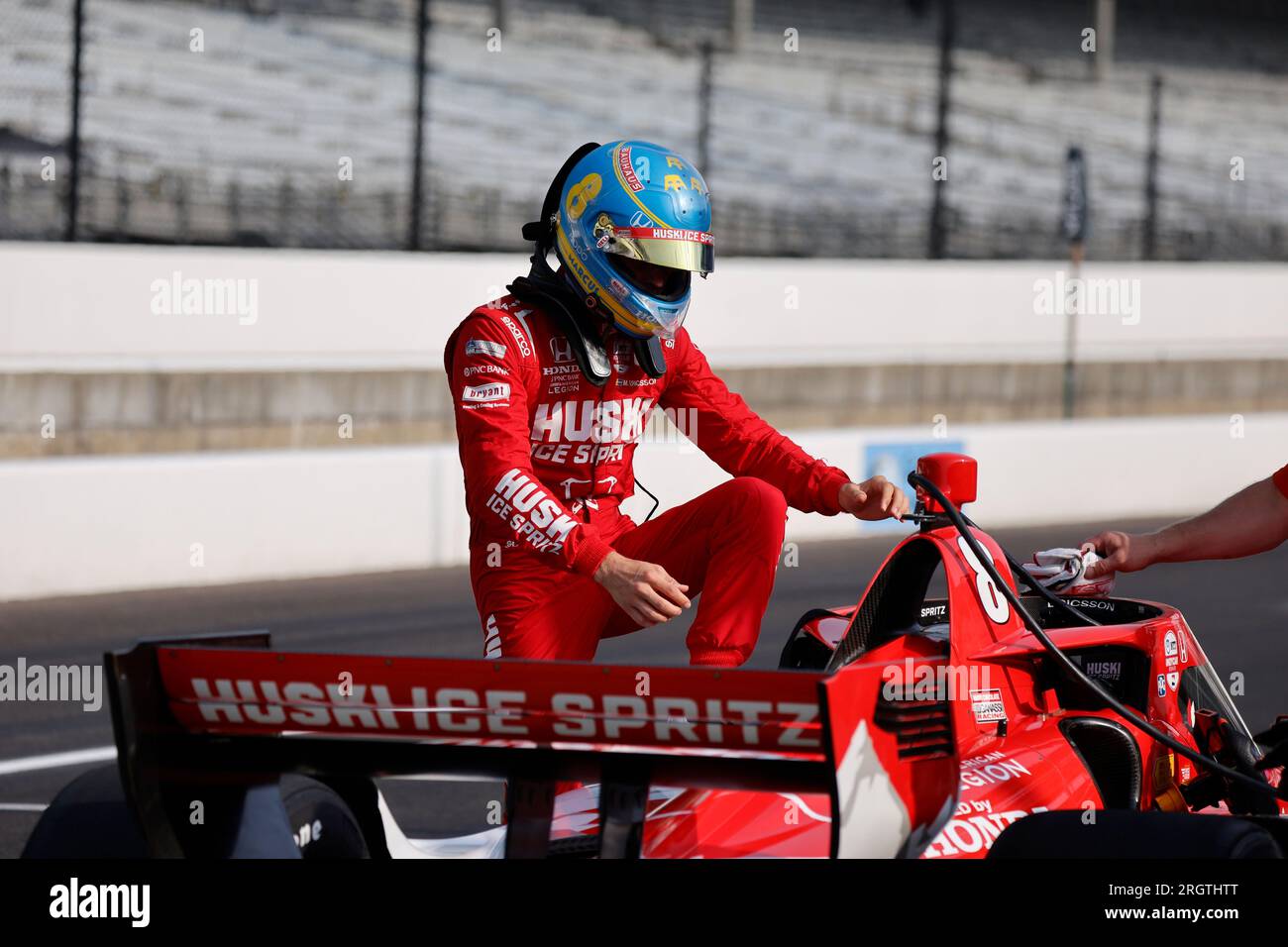 Indianapolis, United States. 11th Aug, 2023. Indy Car driver Chip ...