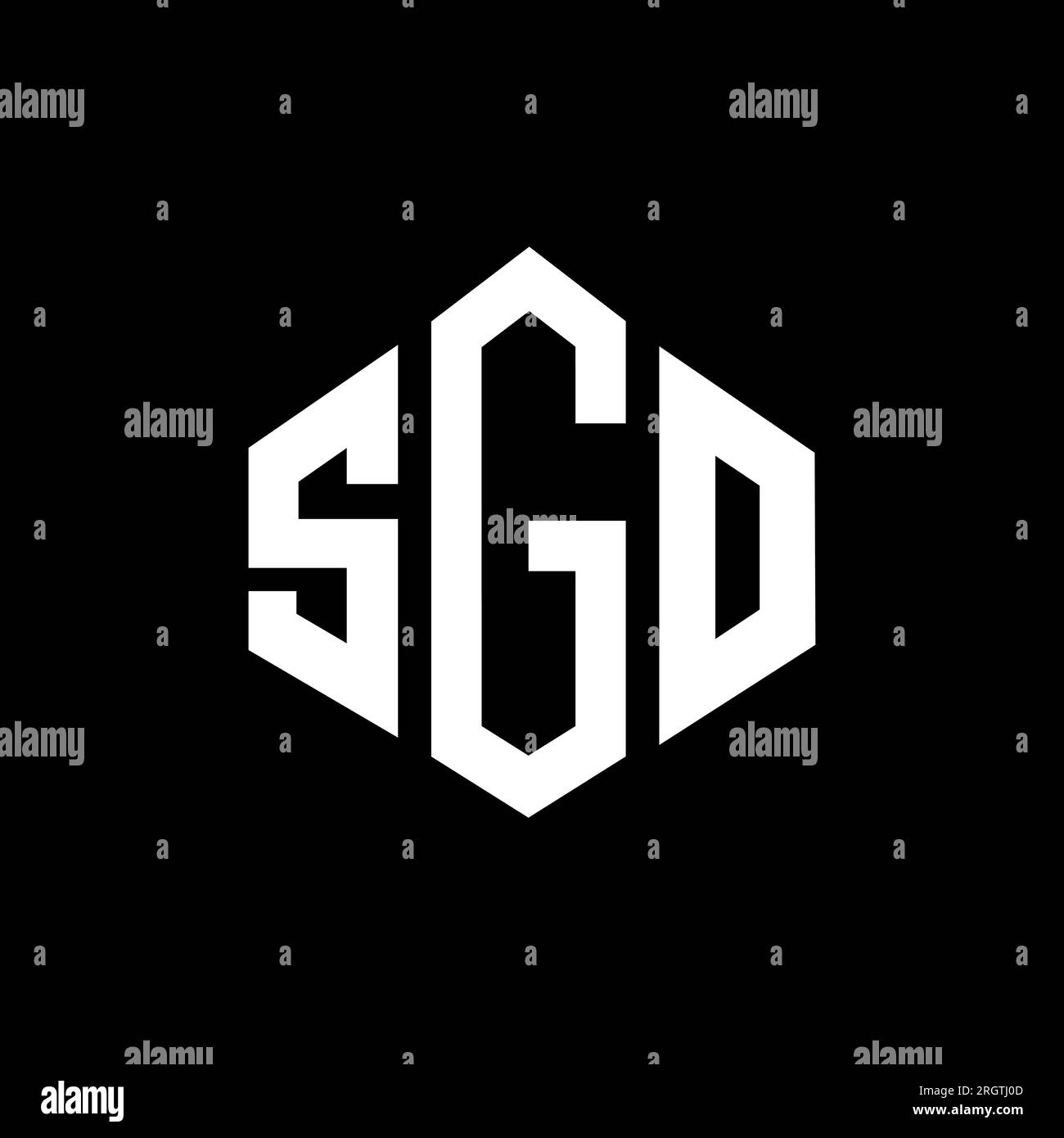 Sgo hexagon logo hi-res stock photography and images - Alamy