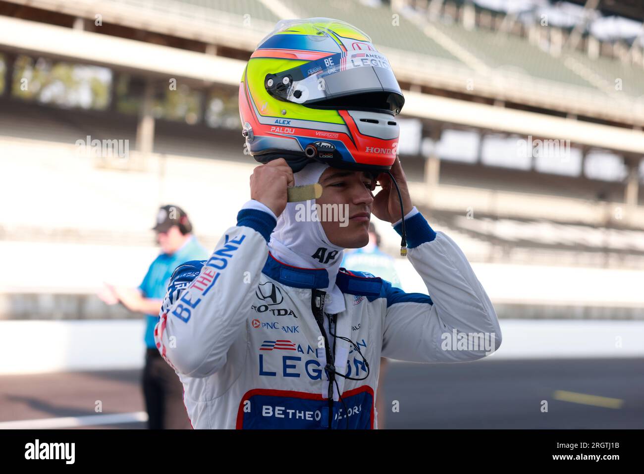 Indianapolis, United States. 11th Aug, 2023. Chip Ganassi Racing driver ...