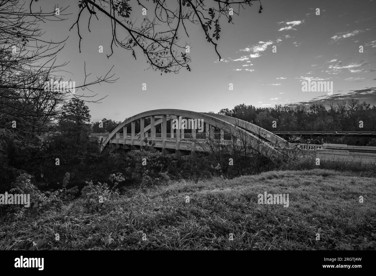 Rainbow bridges Black and White Stock Photos & Images - Alamy