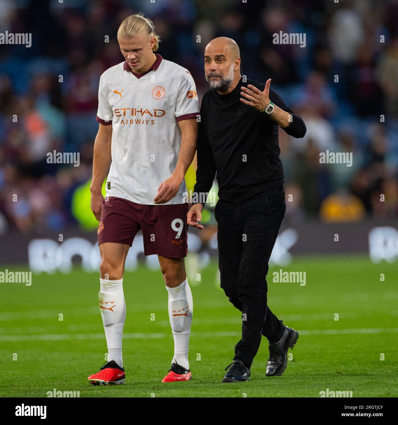 Erling haaland and pep guardiola hi-res stock photography and images ...