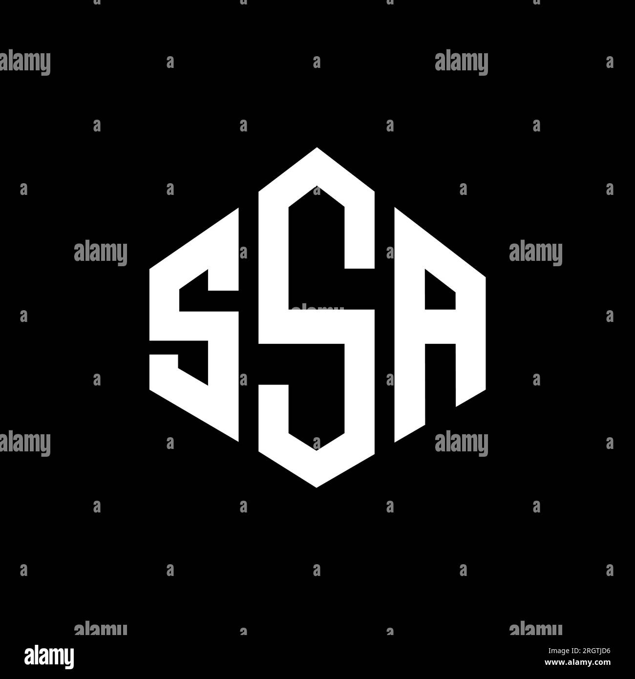 Ssa letter logo hi-res stock photography and images - Alamy
