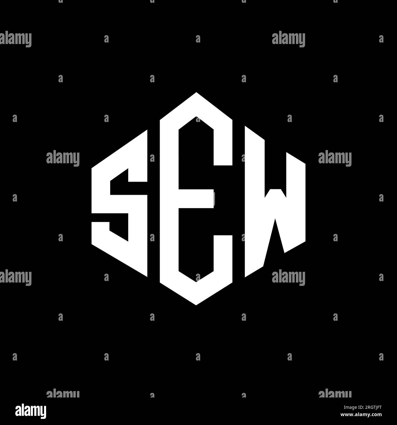 Letter sew logo Stock Vector Images - Alamy