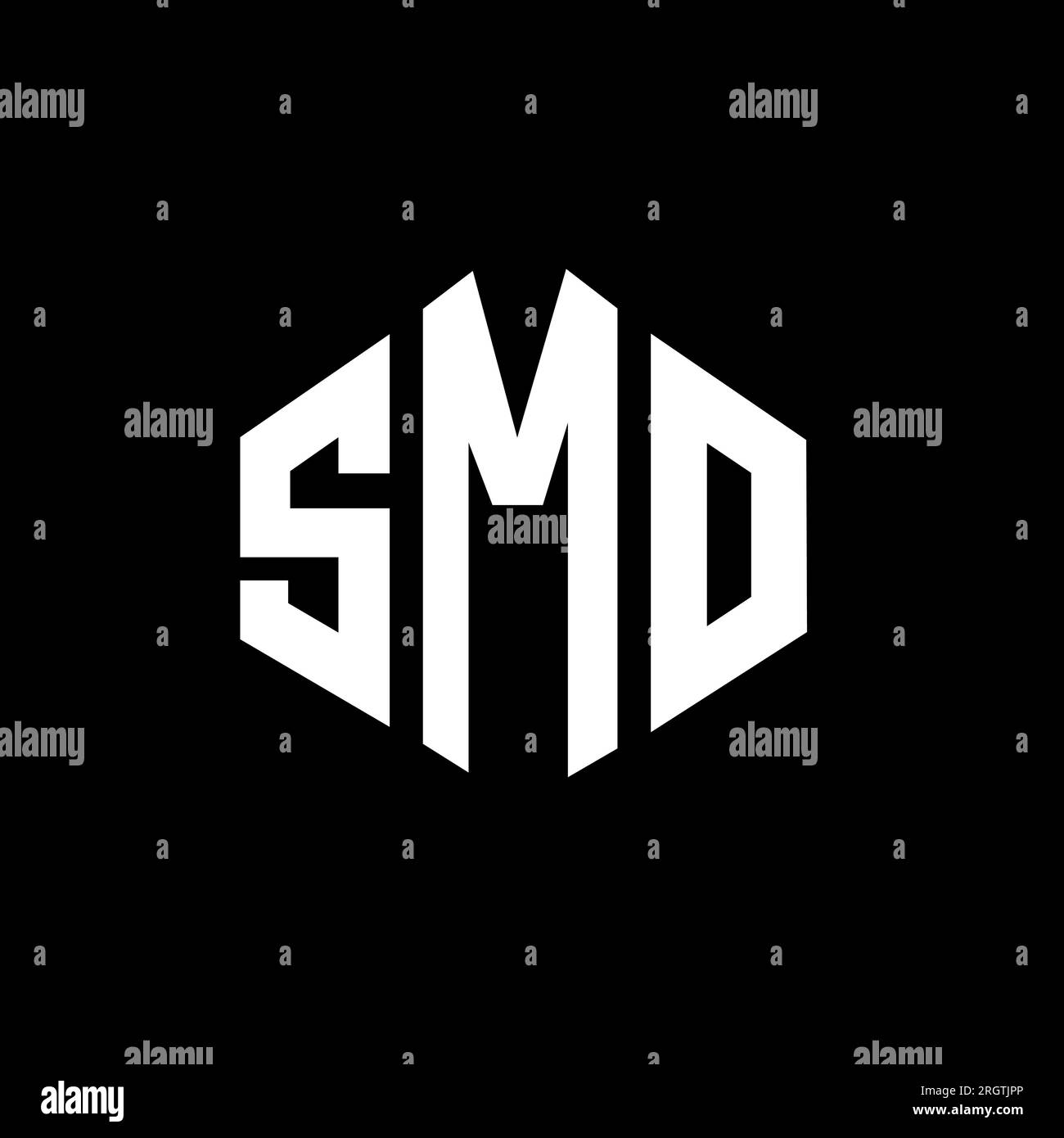 SMO letter logo design with polygon shape. SMO polygon and cube shape ...