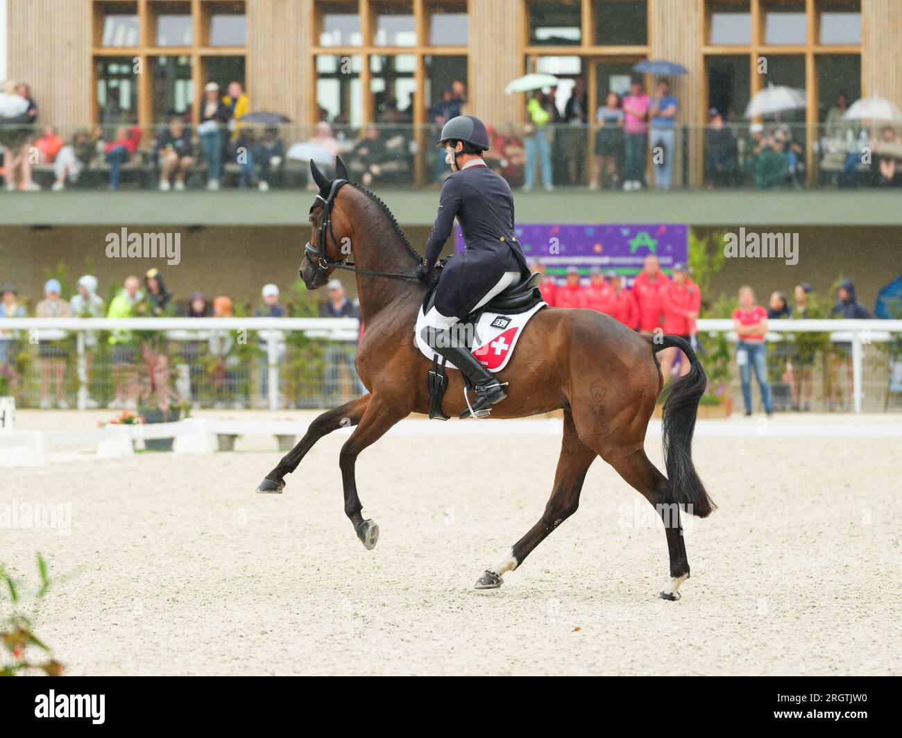 Felix VOGG of Switzerland with Colero during the dressage test at the ...