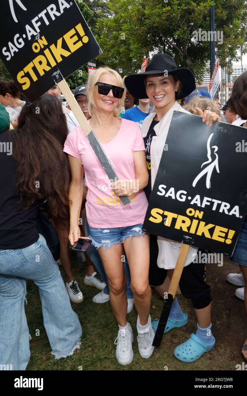 Los Angeles, Ca. 11th Aug, 2023. Charlotte Ross and Katrina Law seen on ...